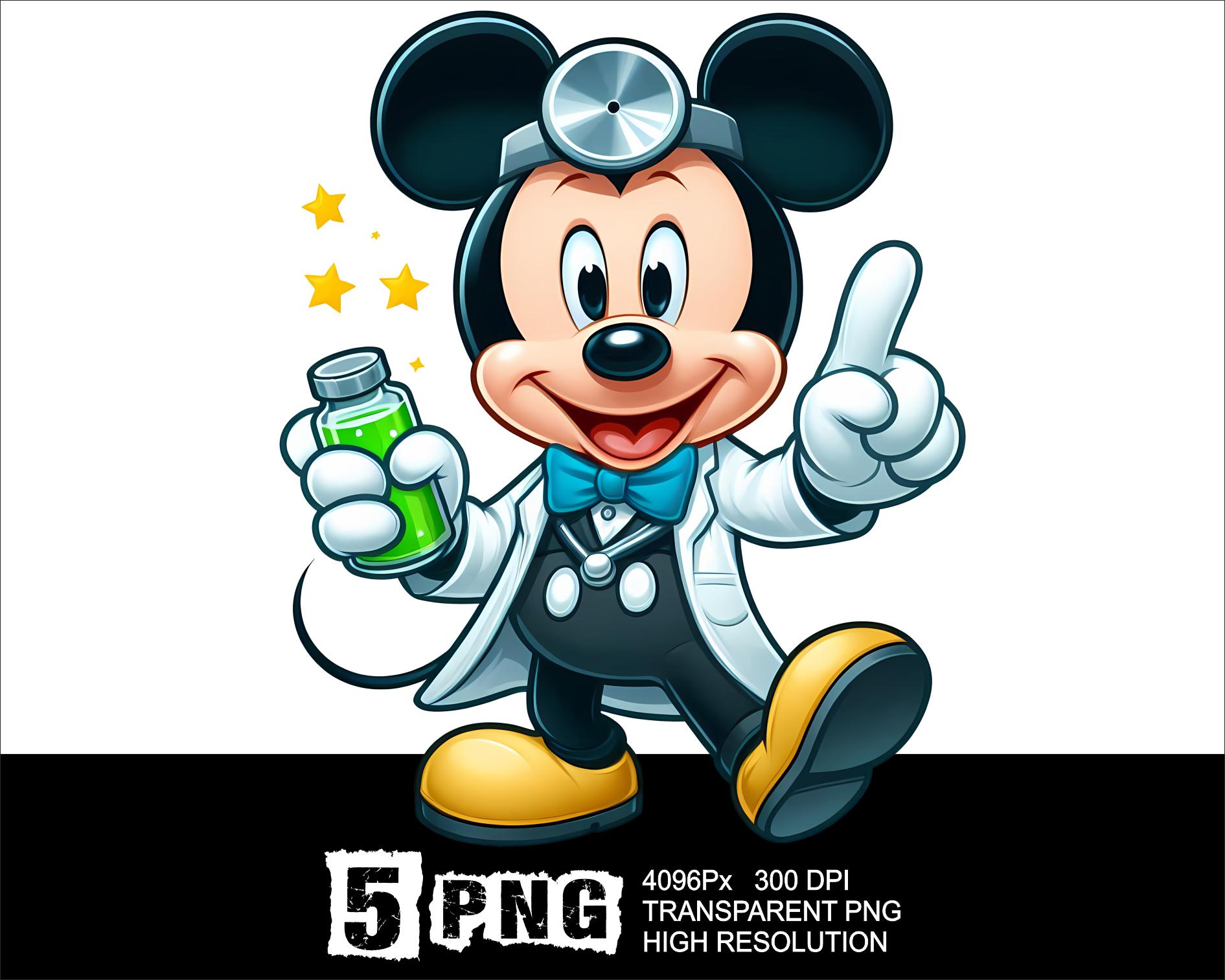 Mickey Doctor Design 5 PNG Mickey Clipart High Resolution Png Design ...