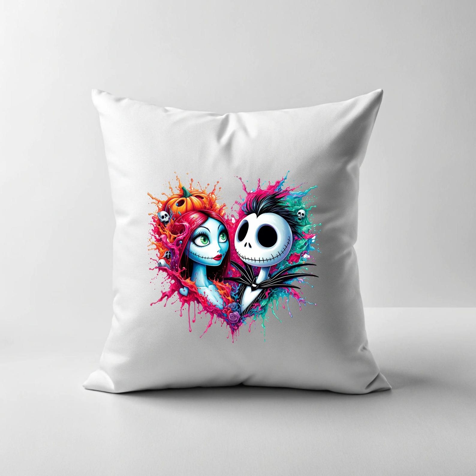 Jack and Sally Design 5 PNG Love Nightmare Jack Png Splash and ...