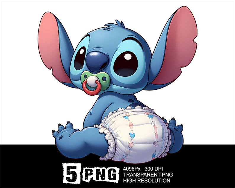 Baby Stitch Design 5 PNG Stitch Clipart High Resolution Png Design ...