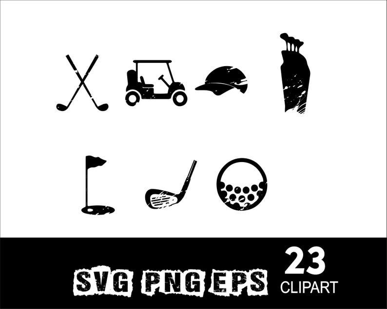 Golf Font Svg Sport Alphabet Svg Font for Cricut Svg Png Eps TTF Font ...