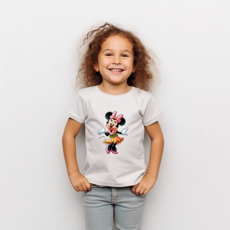 Minnie Hawaii Dancer Girl Design 5 PNG Minnie Clipart High Resolution ...