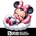 Sleeping Baby Minnie Design 5 PNG Minnie Clipart High Resolution Png ...