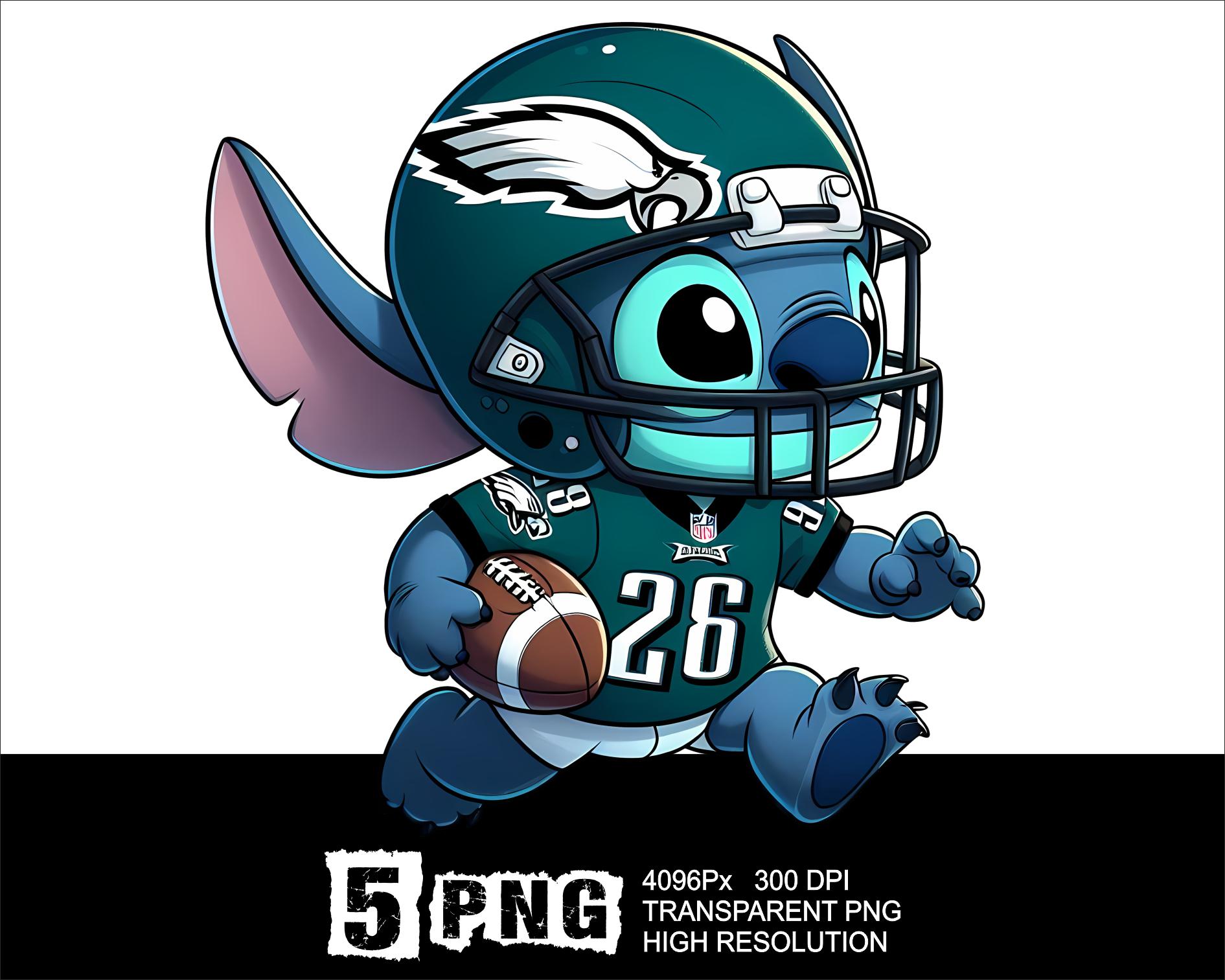Stitch Football P-eagles Design 5 PNG Stitch Clipart High Resolution ...