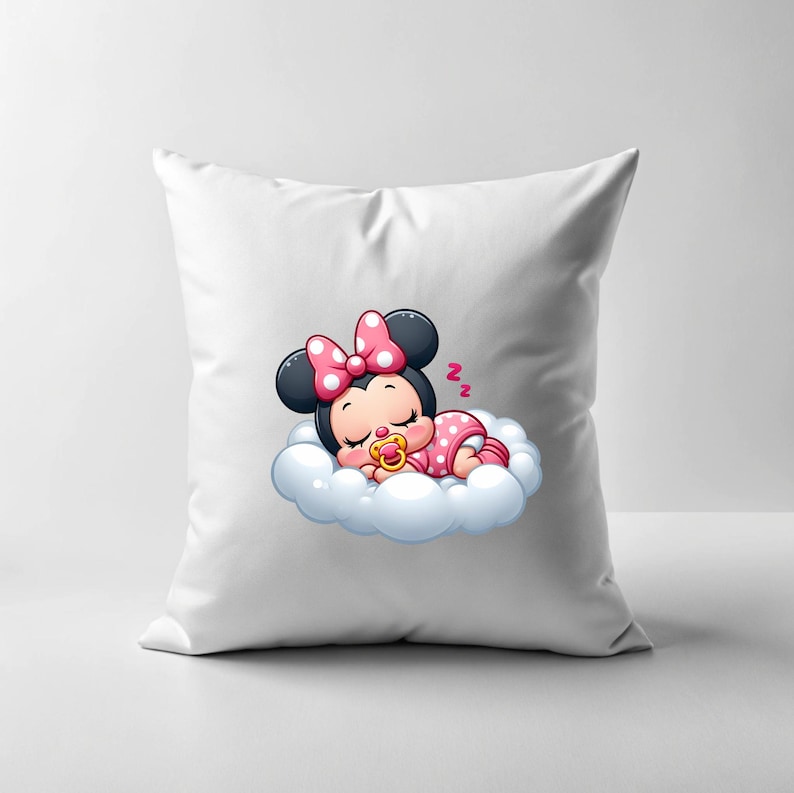 Sleeping Baby Minnie Design 5 PNG Minnie Clipart High Resolution Png ...