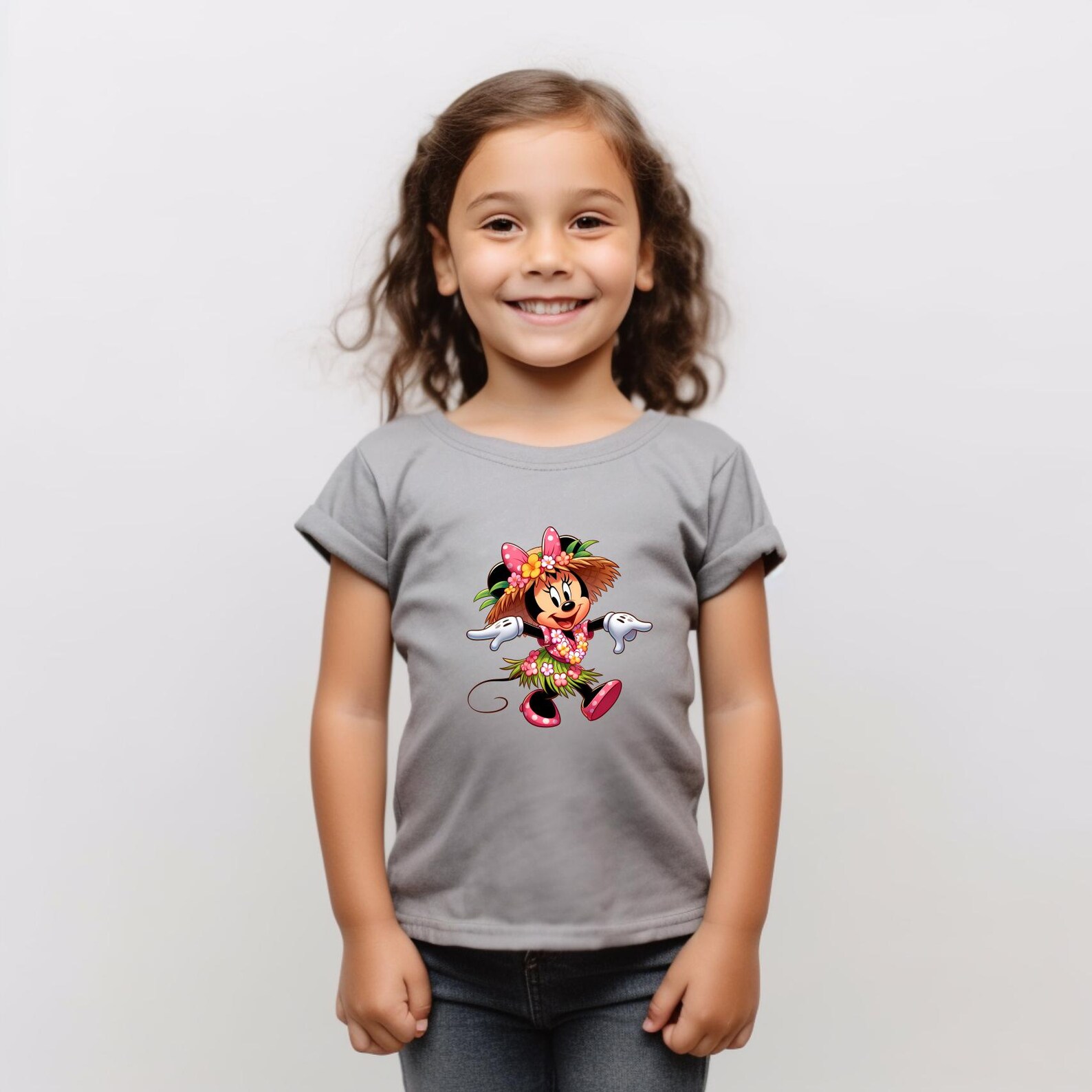 Minnie Hawaii Dancer Girl Design 5 PNG Minnie Clipart High Resolution ...