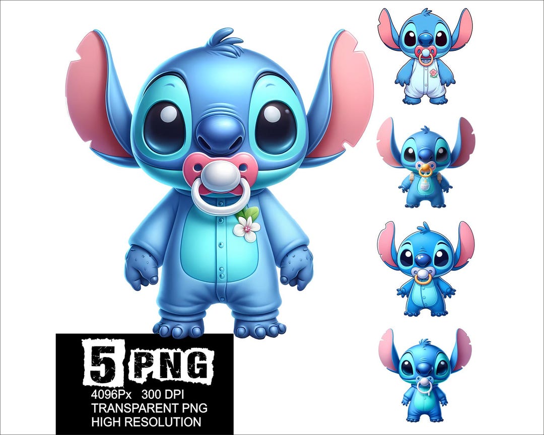 Baby Stitch Design 5 PNG Stitch Clipart High Resolution Png Design ...