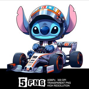 Stitch Racing Design 5 PNG Stitch Car Design High Resolution Png Design ...