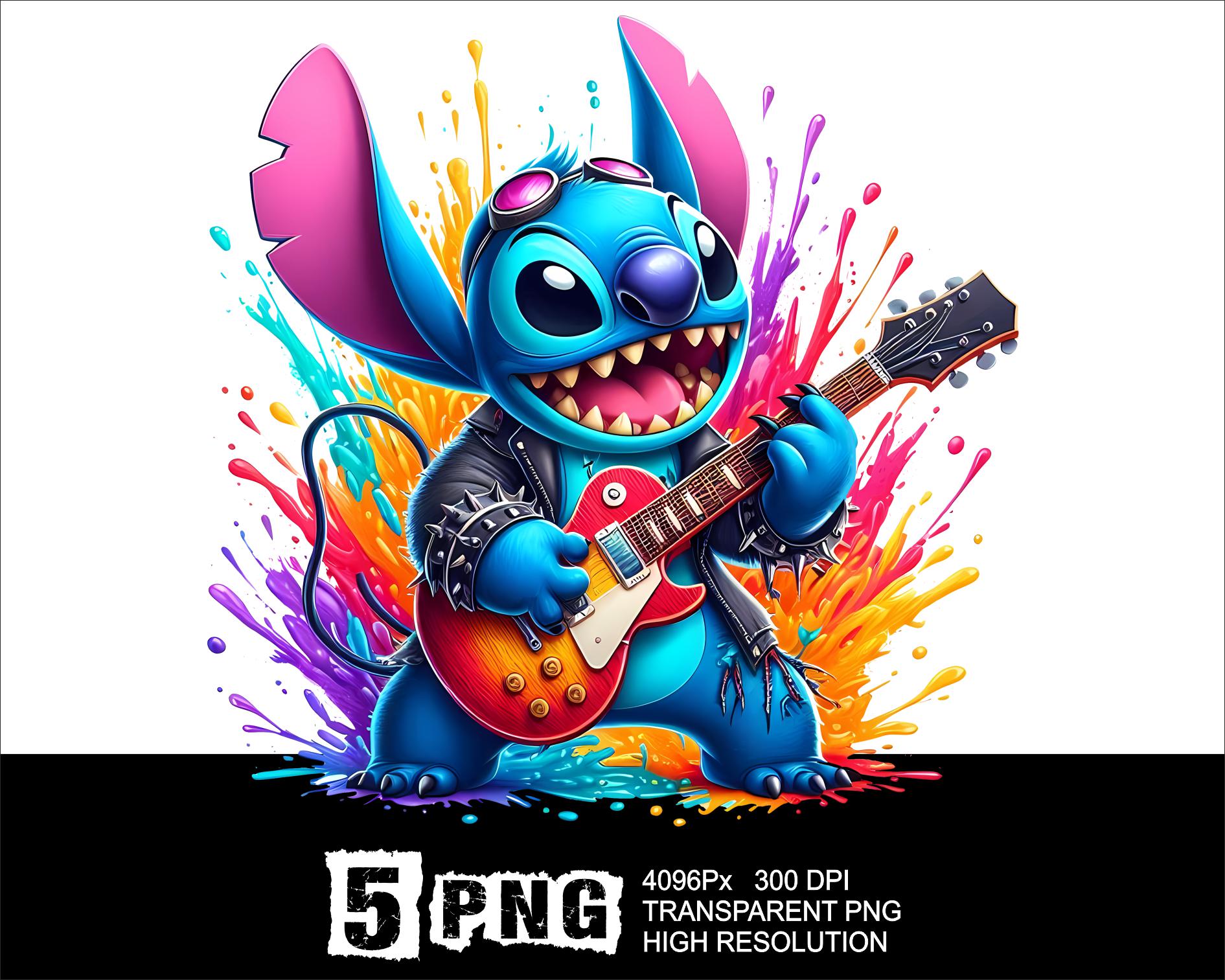 Stitch Rock Design 5 PNG Stitch Splash High Resolution Png Design ...