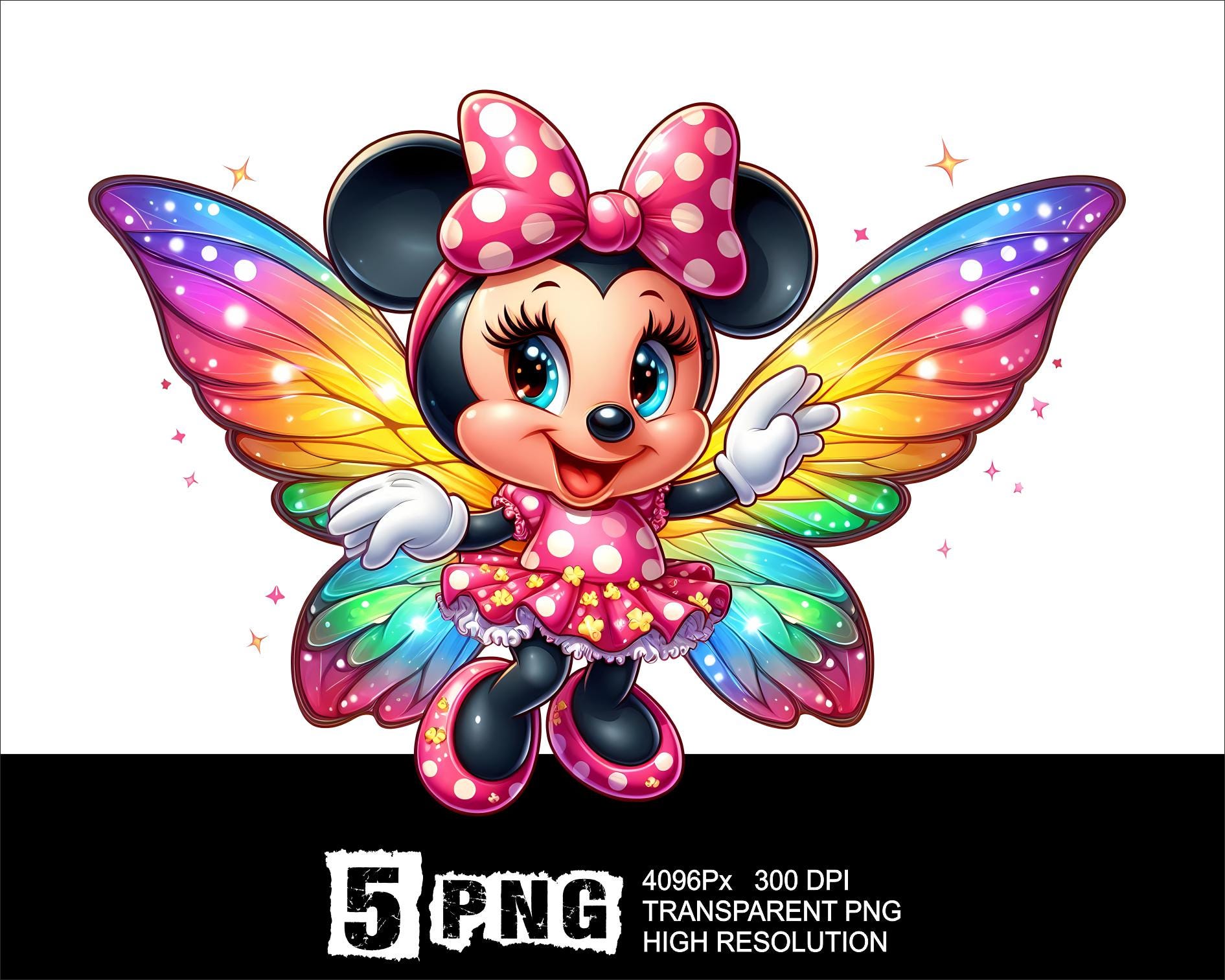 Minnie Fairy Baby Design 5 PNG Minnie Clipart High Resolution Png ...