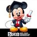 Mickey Graduation Design 5 PNG Mouse Graduation Clipart High Resolution ...