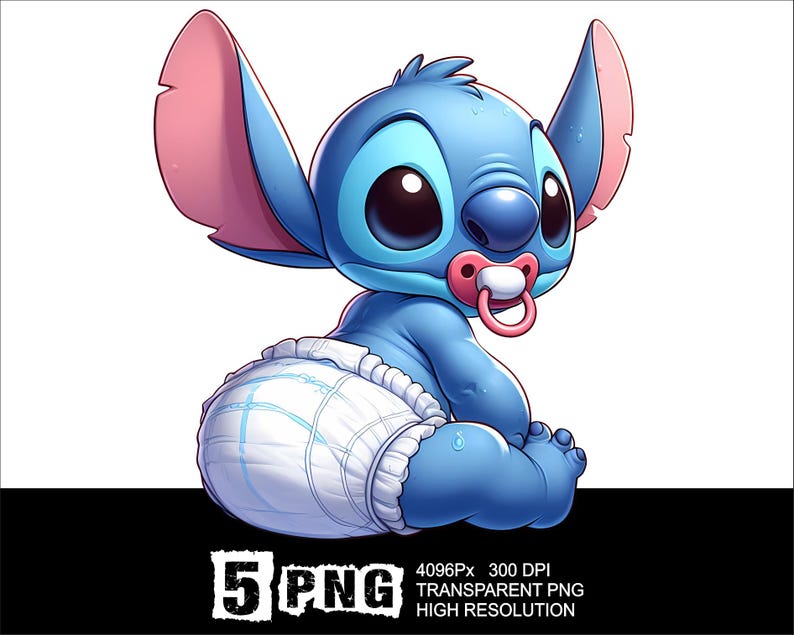 Baby Stitch Design 5 PNG Stitch Clipart High Resolution Png Design ...
