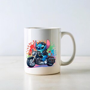 Stitch Harley Motorcycle Design 5 PNG Stitch Splash High Resolution Png ...