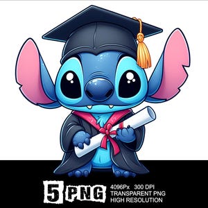 Graduation Stitch Design 5 PNG Stitch Graduation Clipart High ...