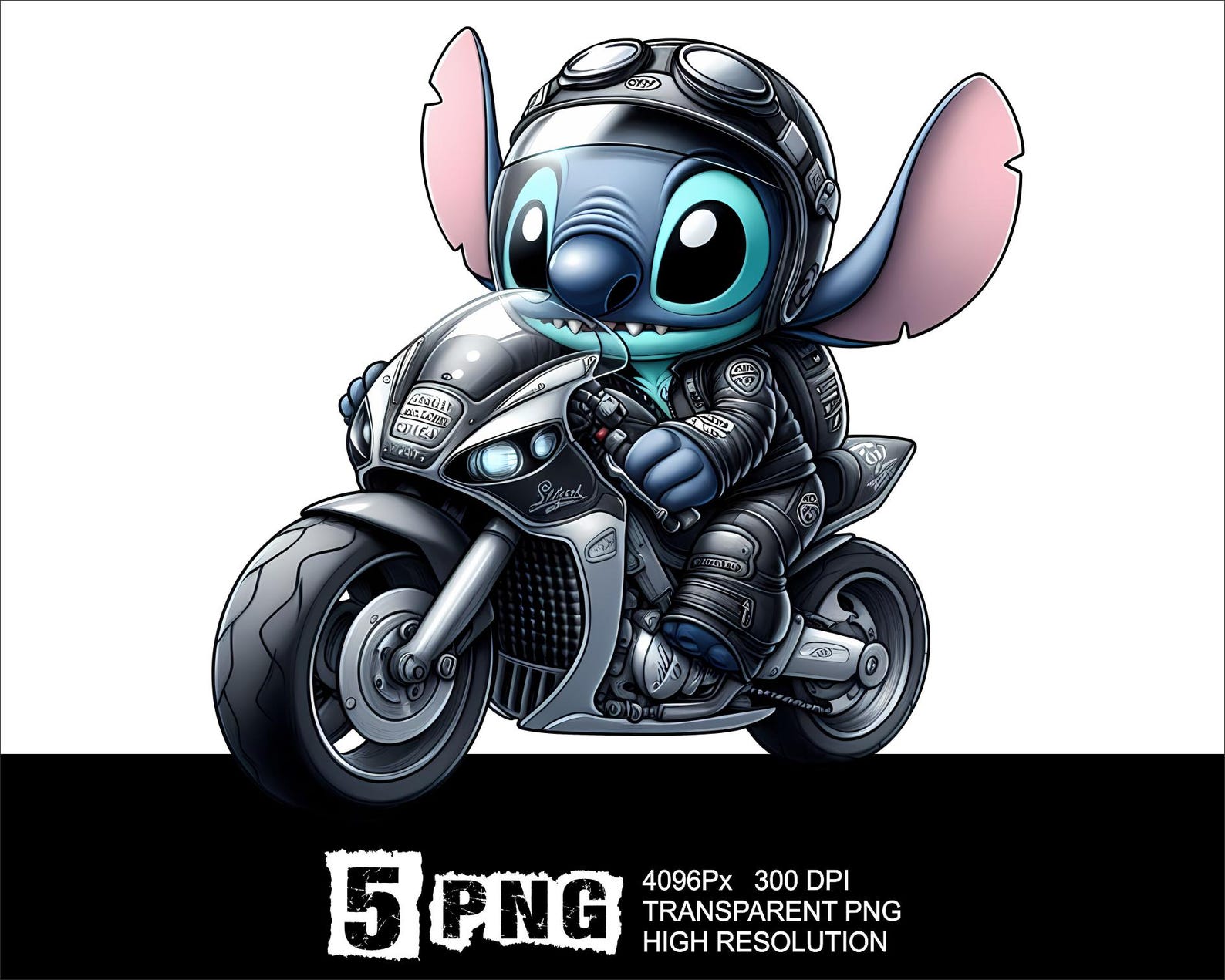 Stitch Motorcycle Design 5 PNG Stitch Clipart High Resolution Png ...
