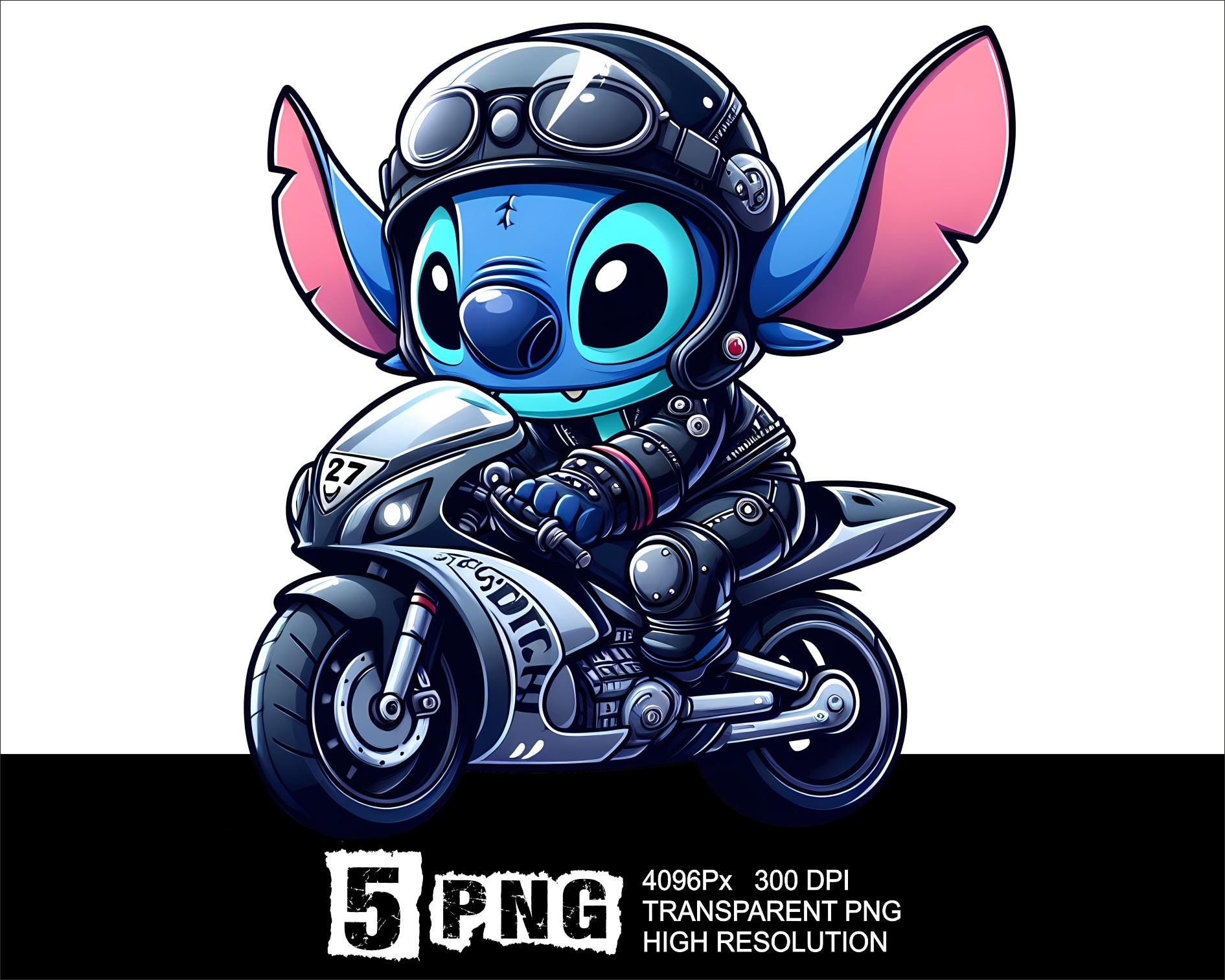 Stitch Motorcycle Design 5 PNG Stitch Clipart High Resolution Png ...