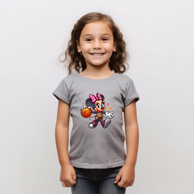 Minnie Basketball Girl Design 5 PNG Minnie Clipart High Resolution Png ...