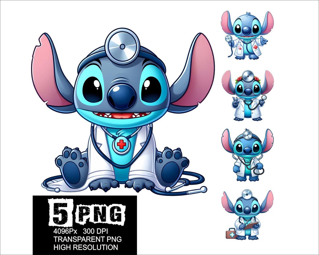 Stitch Doctor Design 5 PNG Doctor Stitch Clipart High Resolution Png ...