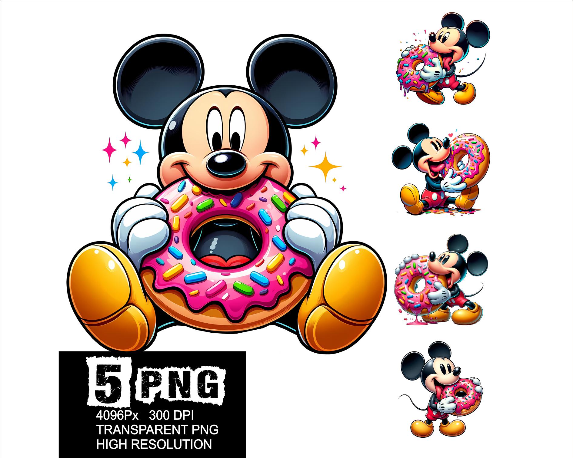 Mickey Donut Design 5 PNG Mickey Clipart High Resolution Png Design ...