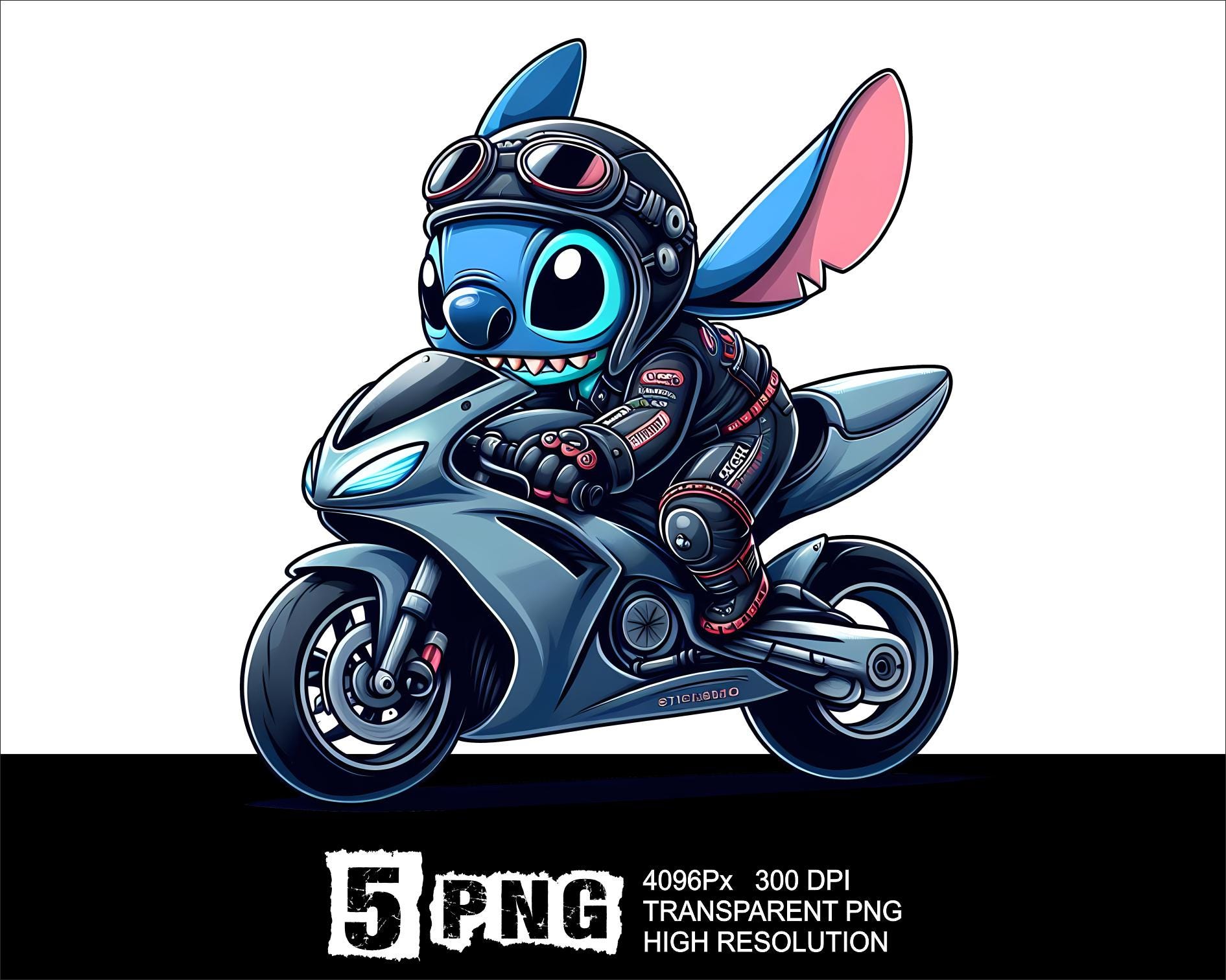 Stitch Motorcycle Design 5 PNG Stitch Clipart High Resolution Png ...