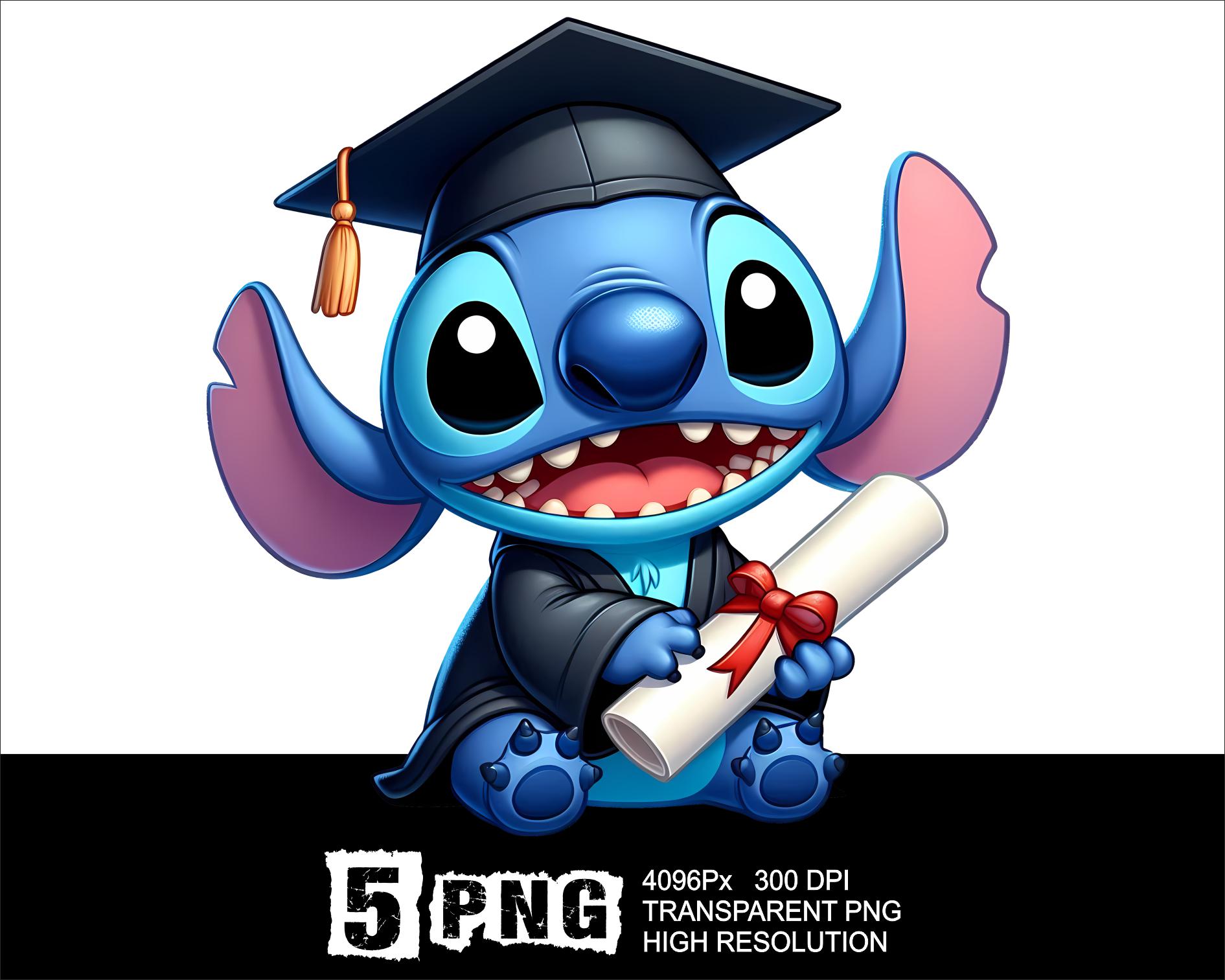 Graduation Stitch Design 5 PNG Stitch Graduation Clipart High ...