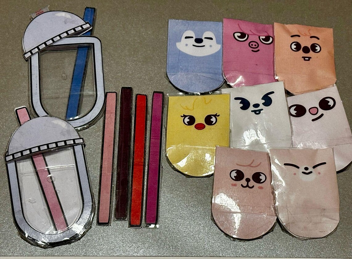 Stray Kids SKZOO Boba Set - Printable DIY Paper Craft Toy - Etsy