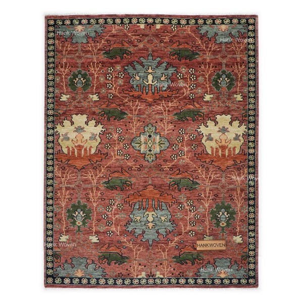 8x8 Wool Rug Turkish - Etsy UK