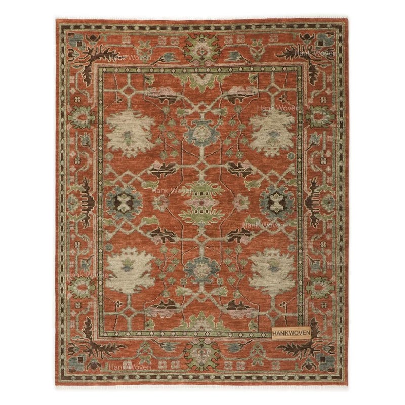 Vintage Rugs Rust - Etsy UK