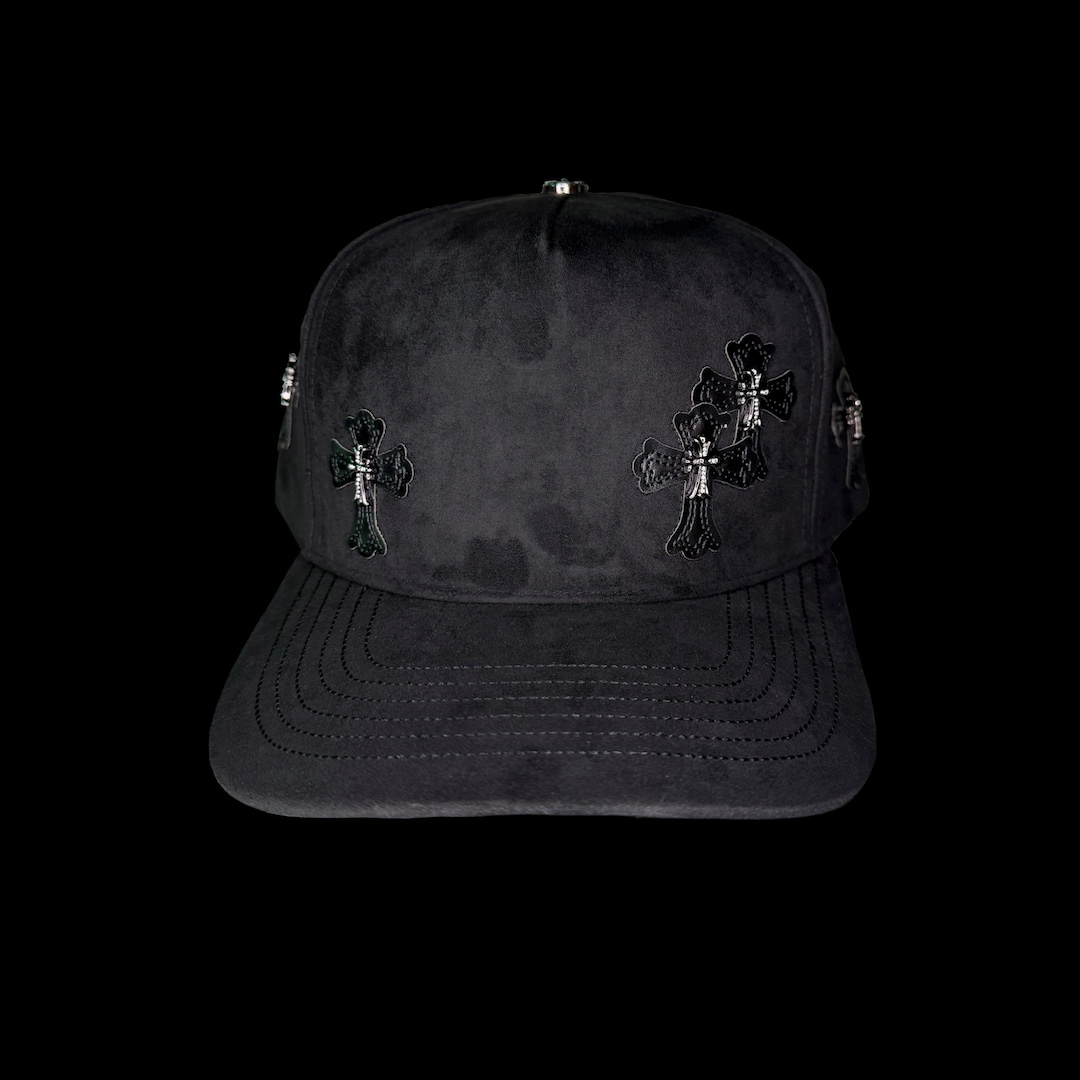 CH Style Gothic Cross Suede Snapback Hat Vamp Life - Etsy