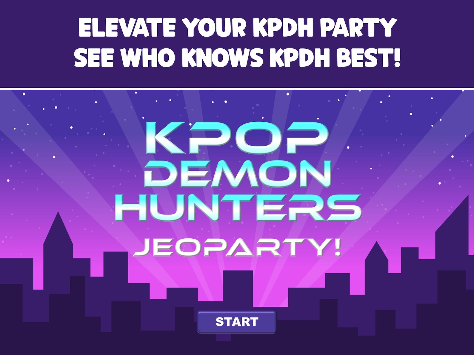Editable Kpop Demon Hunters Jeopardy Game, Party Bundle for Birthday ...