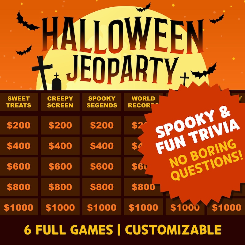 Halloween Trivia Game Ppt - Etsy