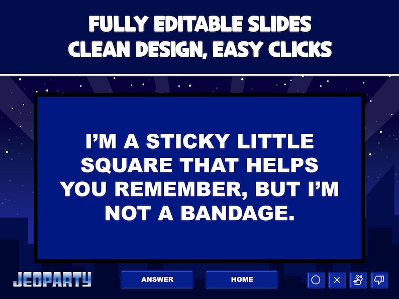 Editable Teacher Jeopardy Game - Teacher Appreciation Trivia, Fun End ...