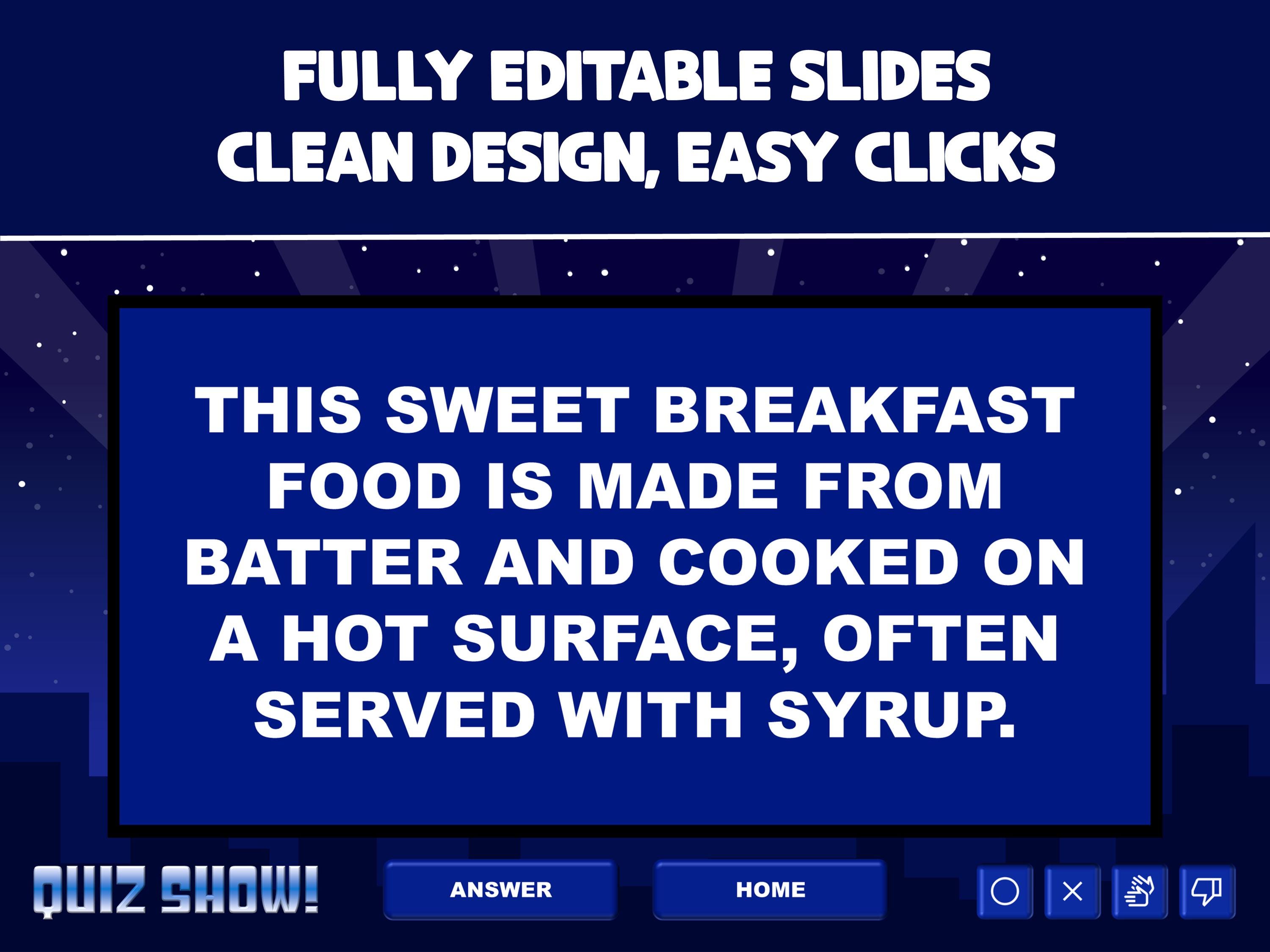 Customizable Jeopardy Powerpoint Game | Virtual Party Game | Trivia ...