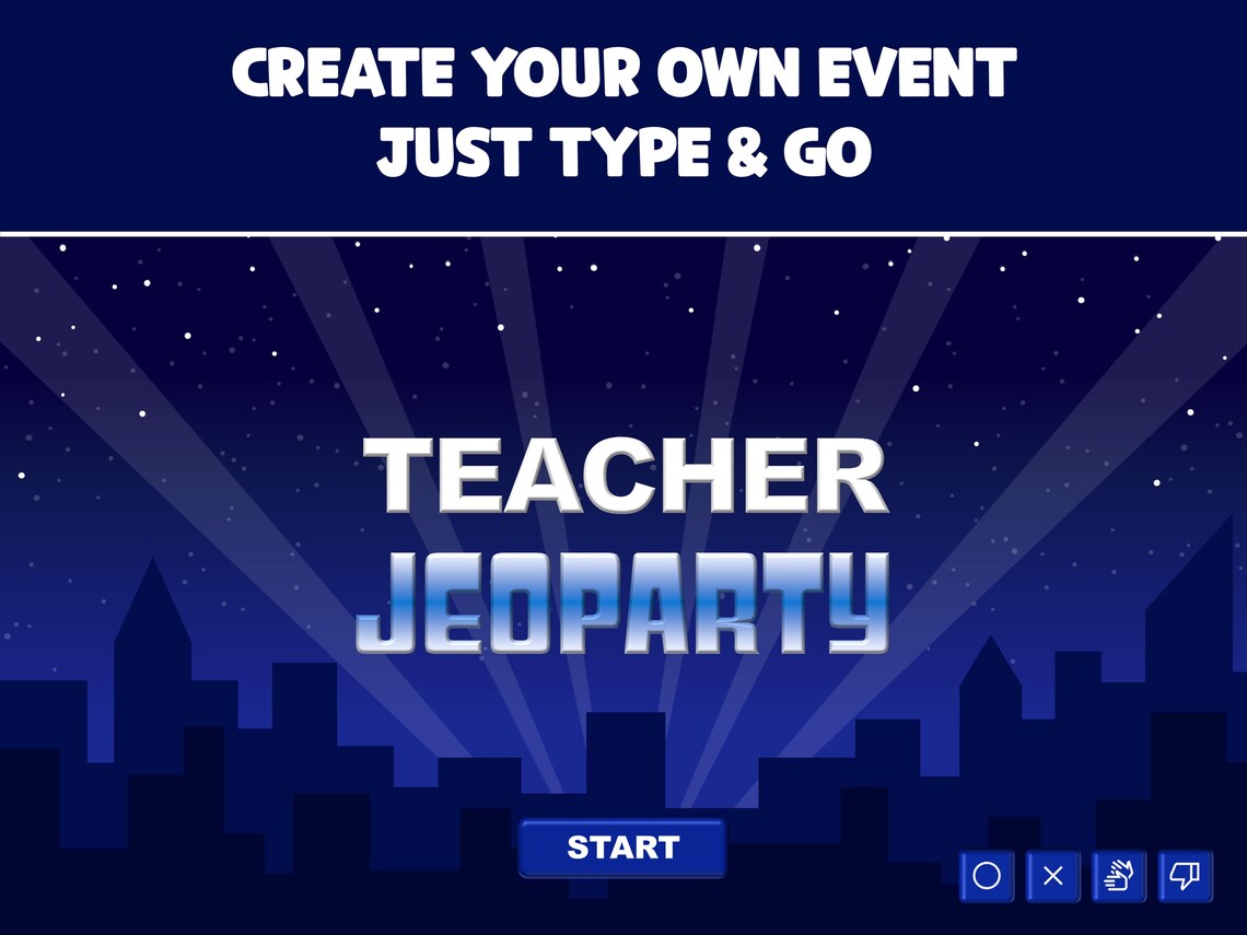 Editable Teacher Jeopardy Game - Teacher Appreciation Trivia, Fun End ...