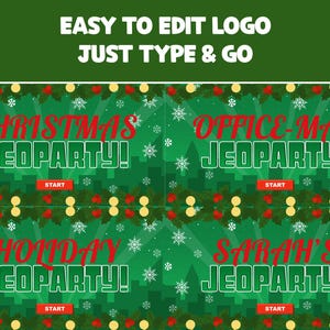 Powerpoint Christmas Jeopardy Game With Double, Score Sheet - Holiday ...
