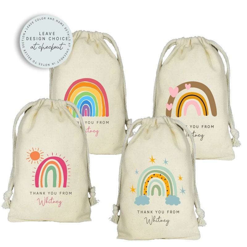 Rainbow Party Bag - Etsy