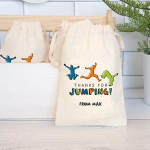 Jump Party Favor Bags, Trampoline Park Party, Jumping Party, Trampoline ...