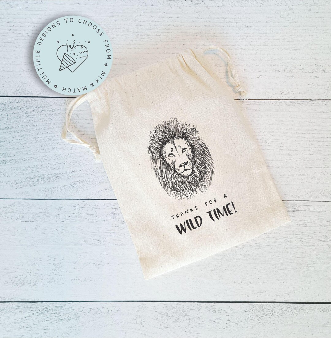 Wild Animal Party Bags, Party Animal Favors, Safari Wild One, Two Wild ...