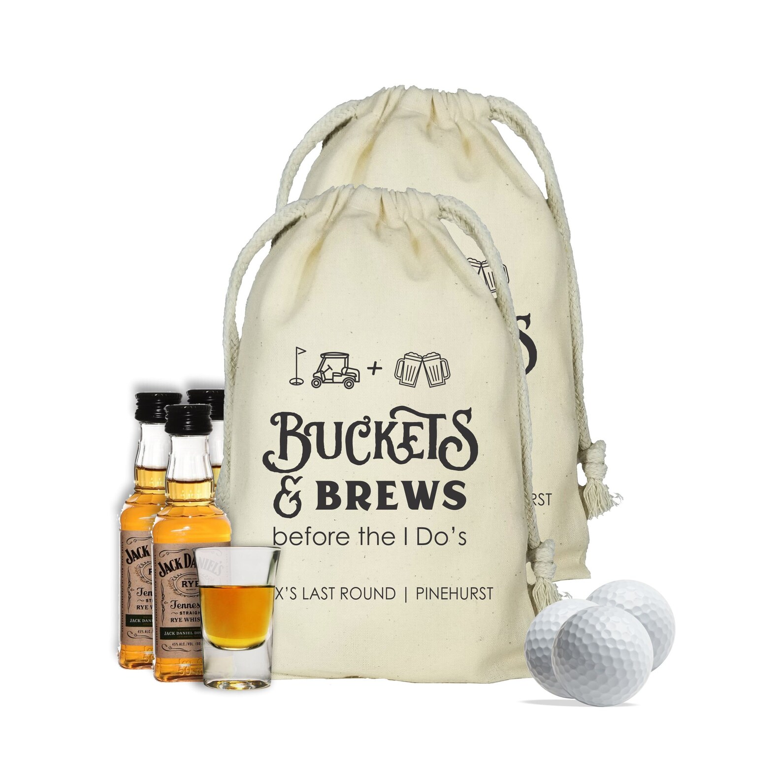 Bachelor Party Golf Trip Set of 10 Personalized Bachelor - Etsy