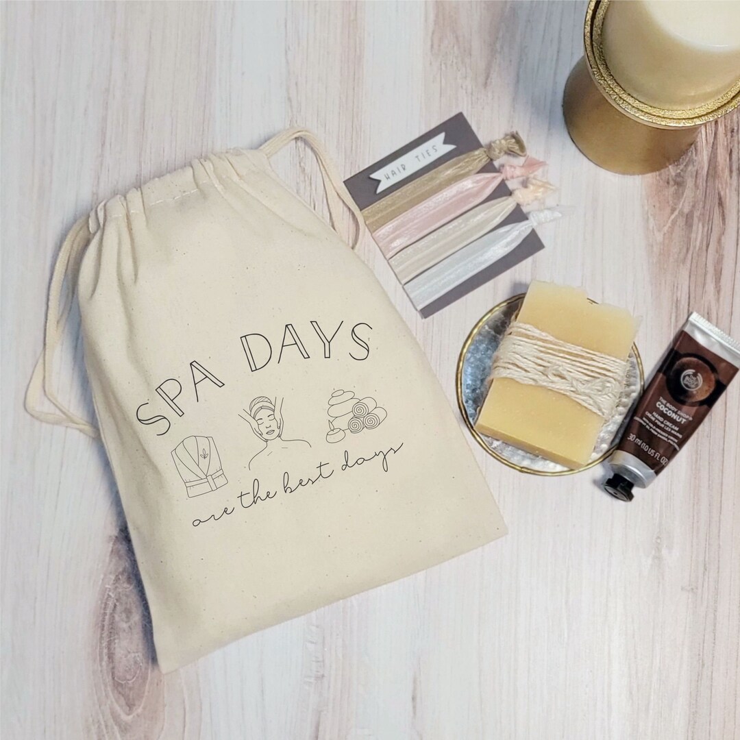 Spa Favor Bags, Spa Party Favors, Bachelorette Favor Bags, Spa Party ...