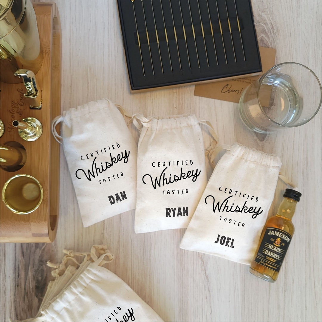 Whiskey Themed Bags, Personalized Whiskey Tour Bag, Bachelor Party ...