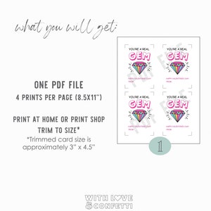 Real Gem Valentine's Day Cards, Classroom Valentine's Day Cards ...