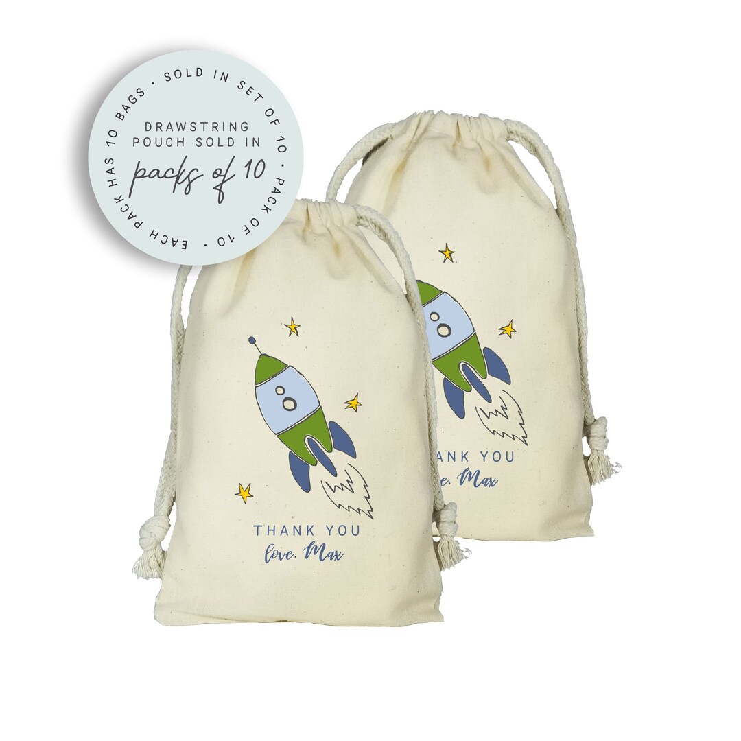 ROCKET Ship Favor Bags Space Party Theme Favor Bags Rockets - Etsy