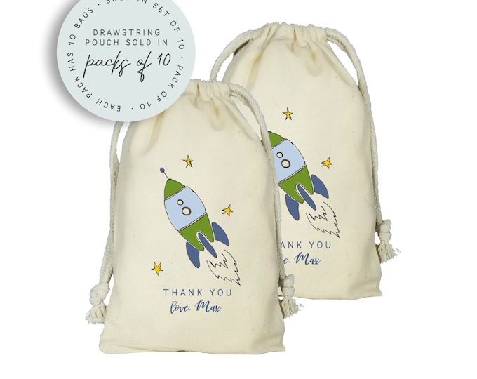 ROCKET Ship Favor Bags Space Party Theme Favor Bags Rockets - Etsy