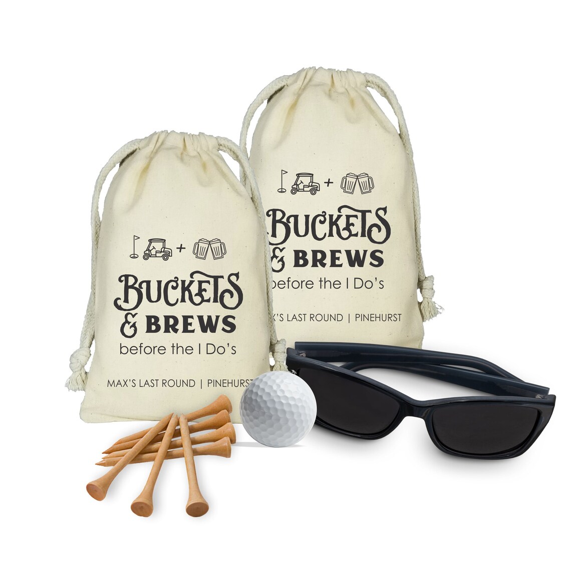 Bachelor Party Golf Trip Set of 10 Personalized Bachelor - Etsy