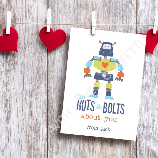 Robot Valentine - Etsy