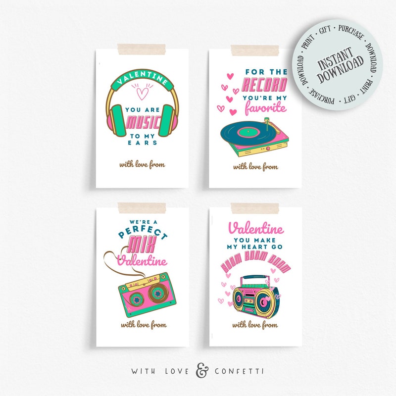 80s Valentines - Etsy