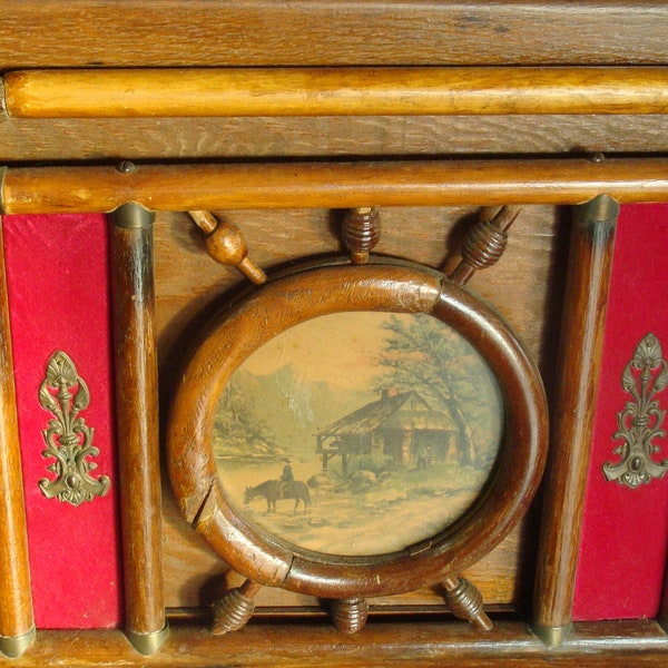 Antique Wall Magazine Rack - Etsy