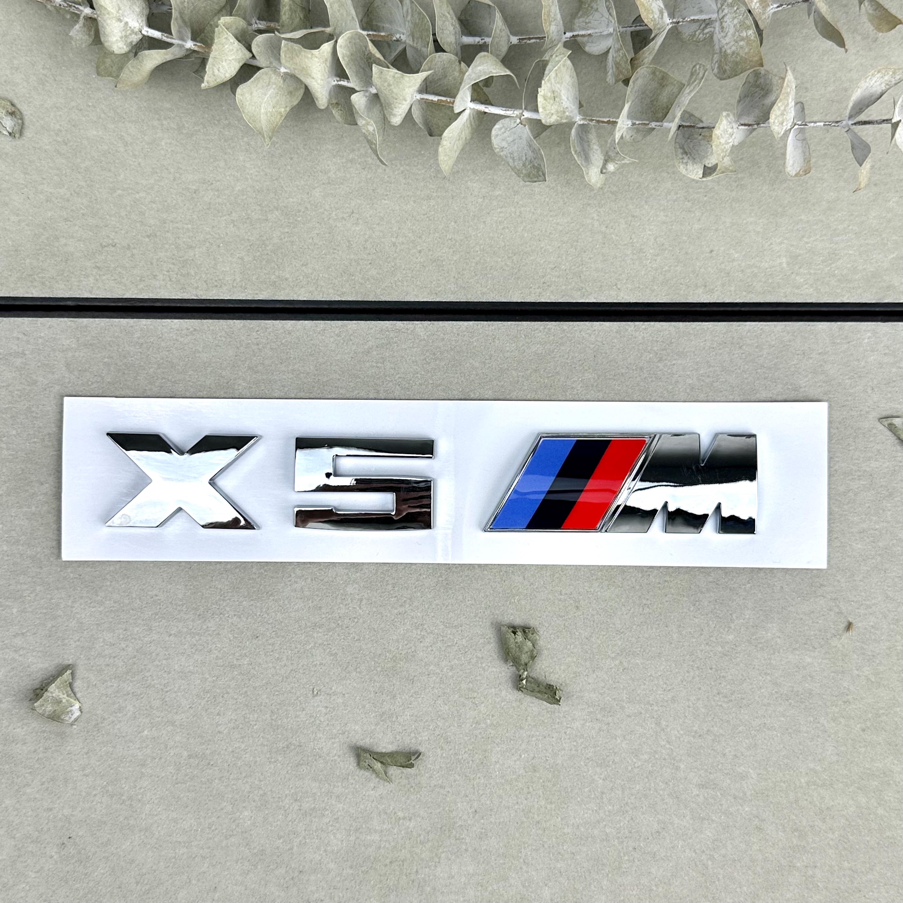 BMW Badge Metal Glossy Sticker for BMW M Thunder Edition Decal X1M X3M ...