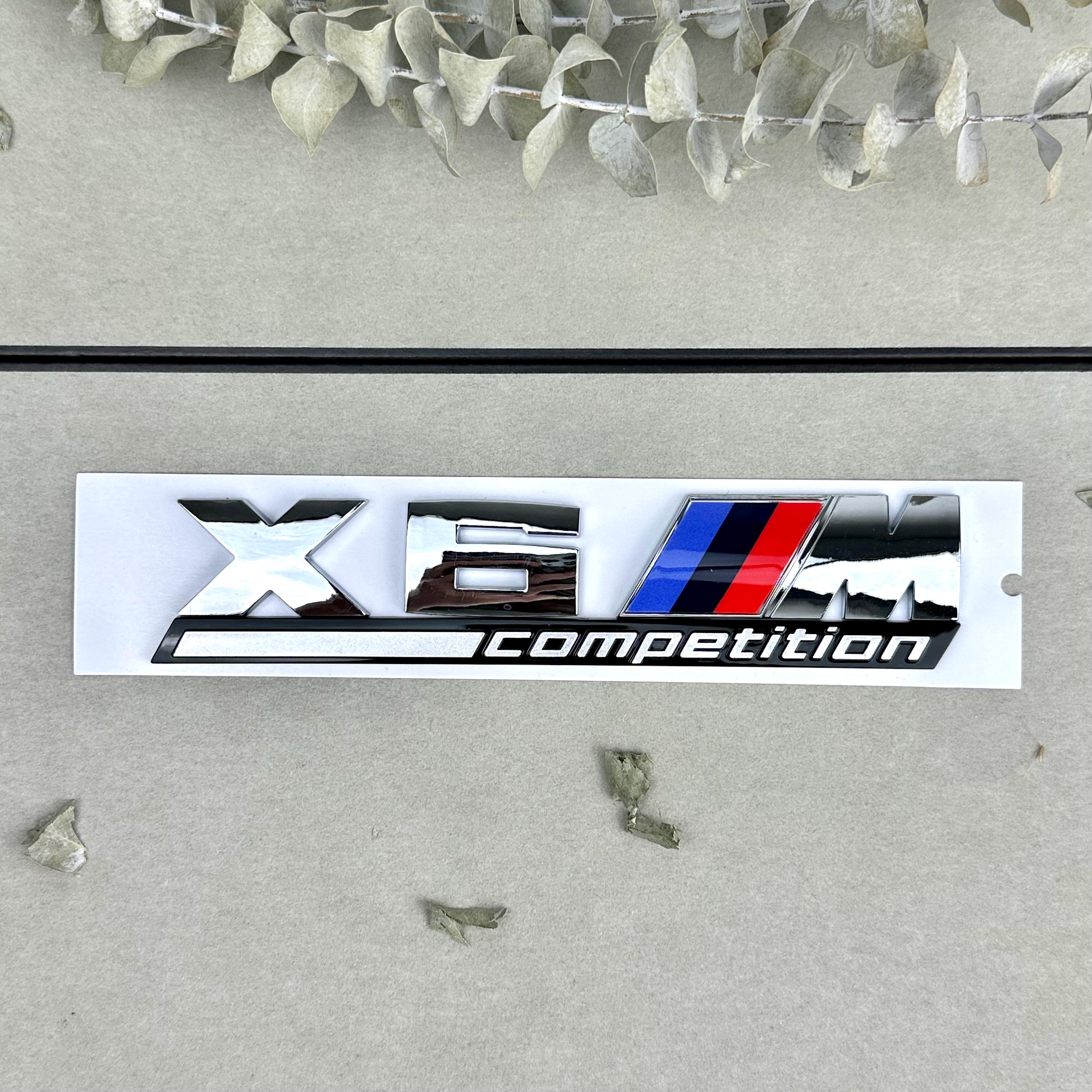 BMW Badge Metal Glossy Sticker for BMW M Thunder Edition Decal X1M X3M ...