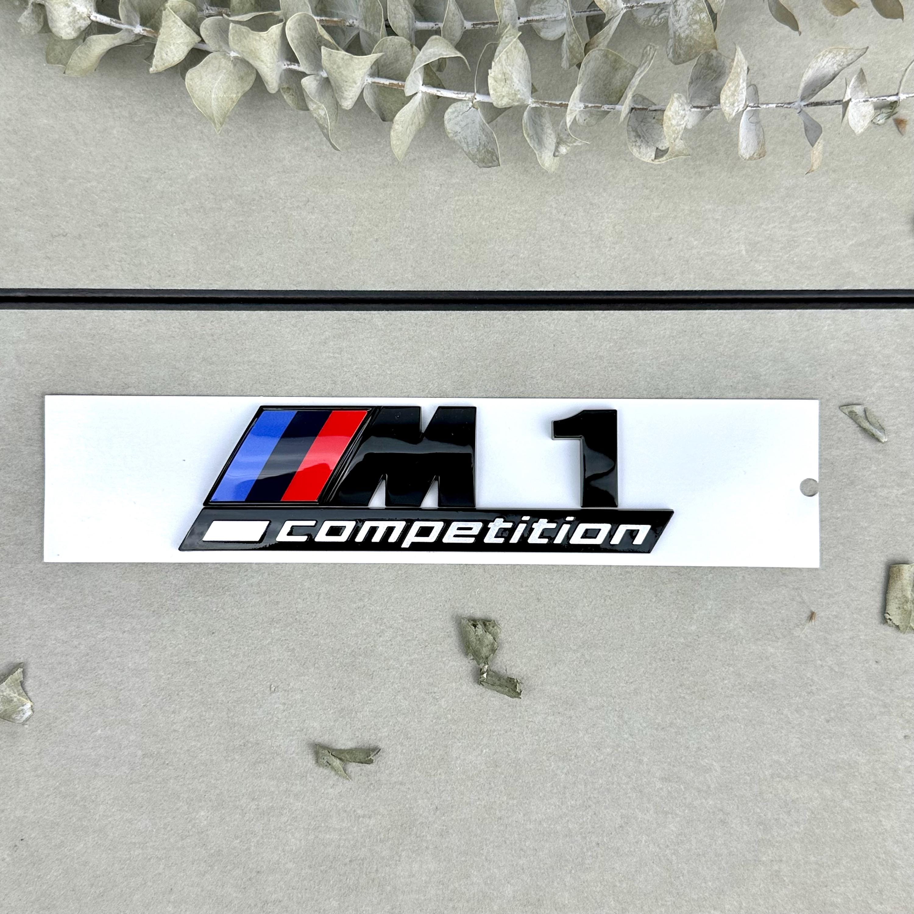 BMW Badge Metal Glossy Sticker for BMW M Thunder Edition Decal X1M X3M ...